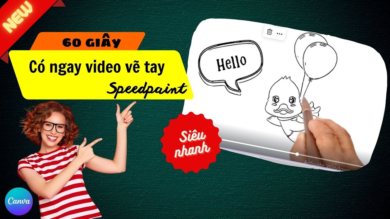 NEW - Tạo video hiệu ứng vẽ tay cực dễ với Canva |Speedpaint| - YouTube