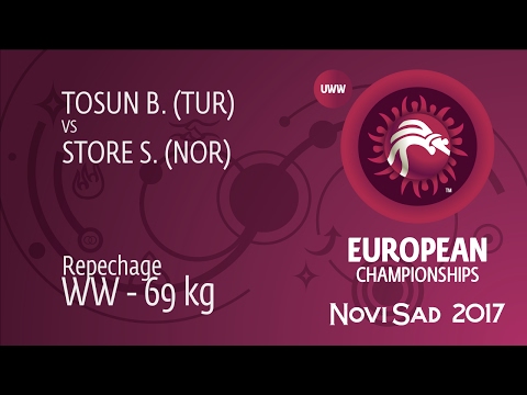 Repechage WW - 69 kg: B. TOSUN (TUR) df. S. STORE (NOR), 10-4