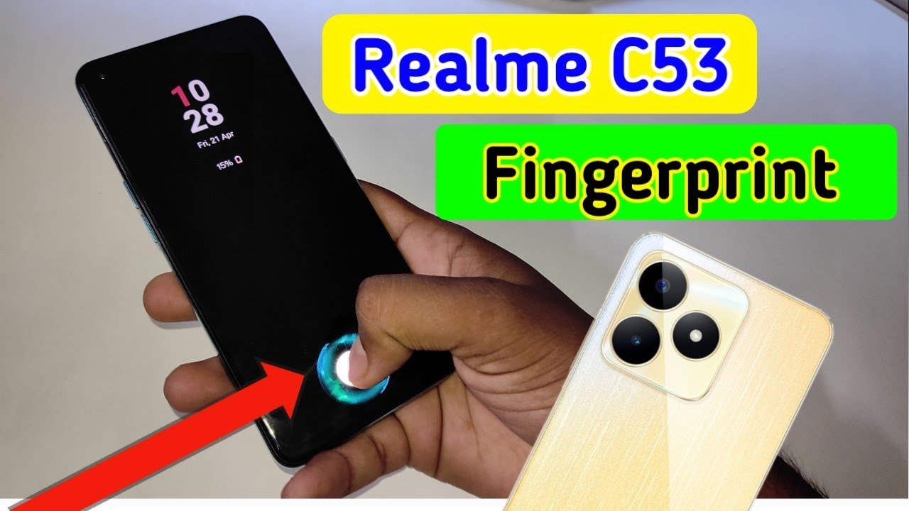 Realme c53 display fingerprint setting/Realme c53 fingerprint screen ...
