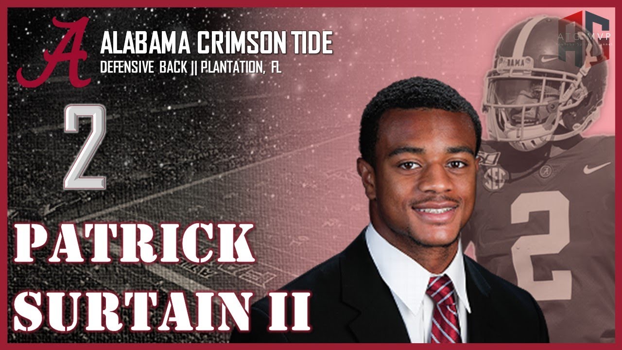 ALABAMA CRIMSON TIDE: Patrick Surtain II ᴴᴰ - YouTube