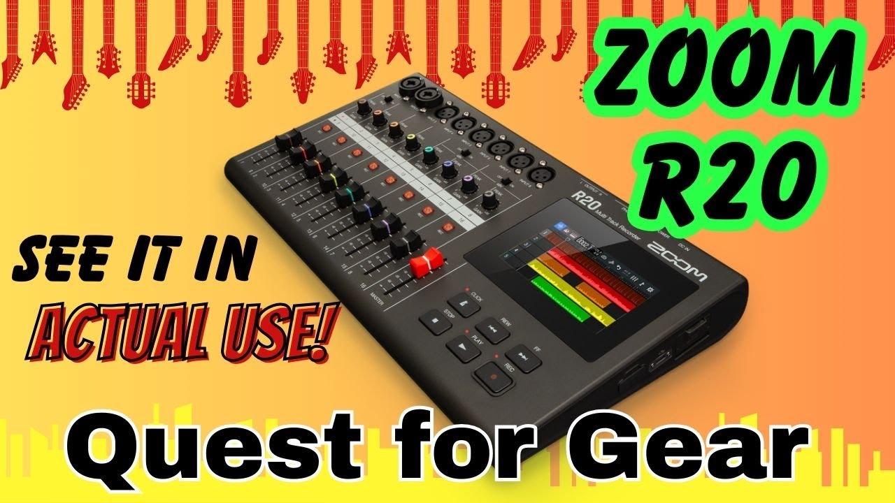 Zoom R20 - in USE - up close and personal - YouTube