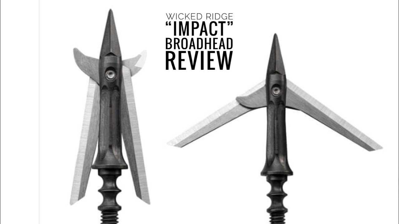 Wicked Ridge “ Impact” Broadhead Review! - YouTube