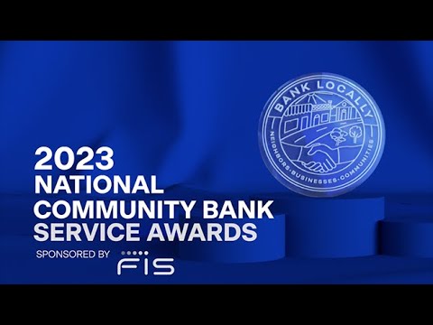 2023 National Community Bank Service Award Winners - YouTube