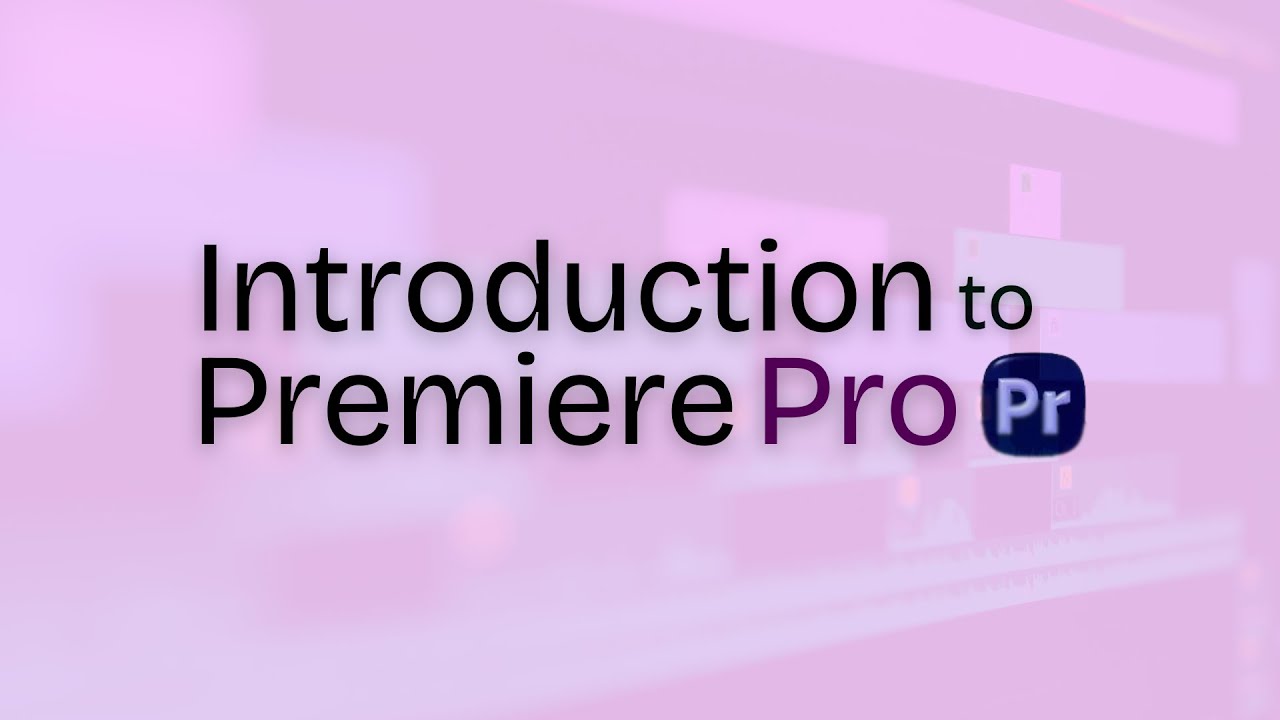 Premiere pro Basics Day 1 Introduction to Premiere pro - YouTube