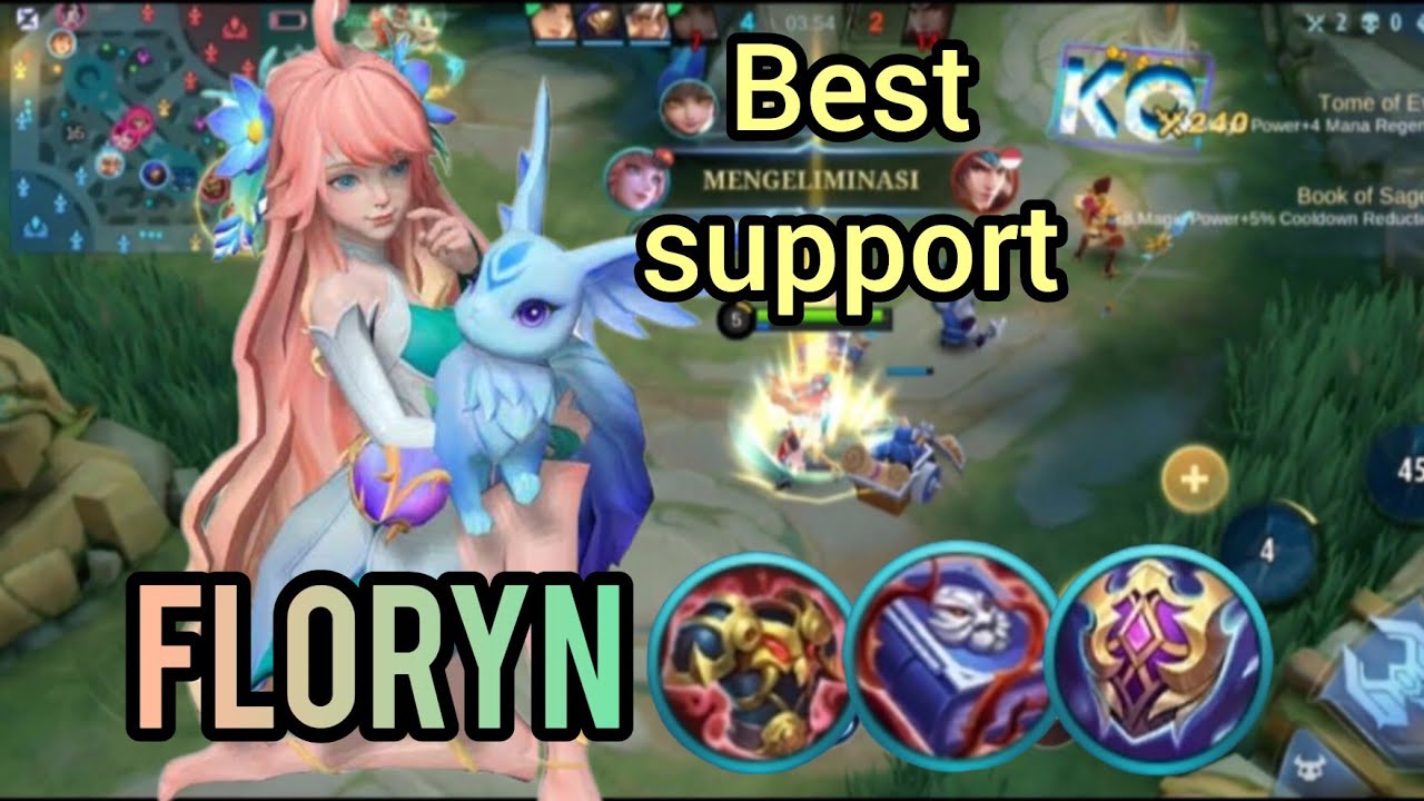 FLORYN !! BEST SUPPORT || BUILD TOP1 GLOBAL MOBILE LEGENDS - MLBB - YouTube