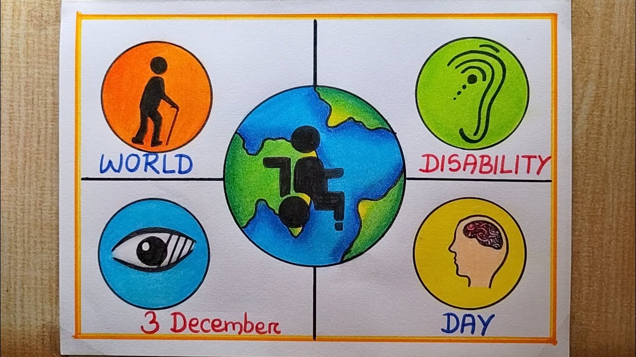 International Day of Person with Disabilities Poster drawing| World ...