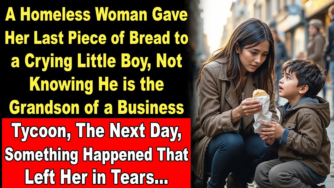 A Homeless Woman Gave Her Last Piece of Bread to a Crying Little Boy ...