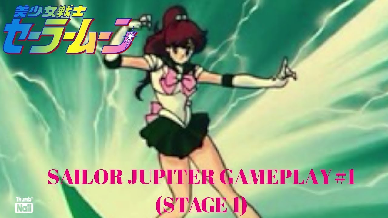 Sailor Moon (MD) - Sailor Jupiter Gameplay 1 (Stage 1) - YouTube