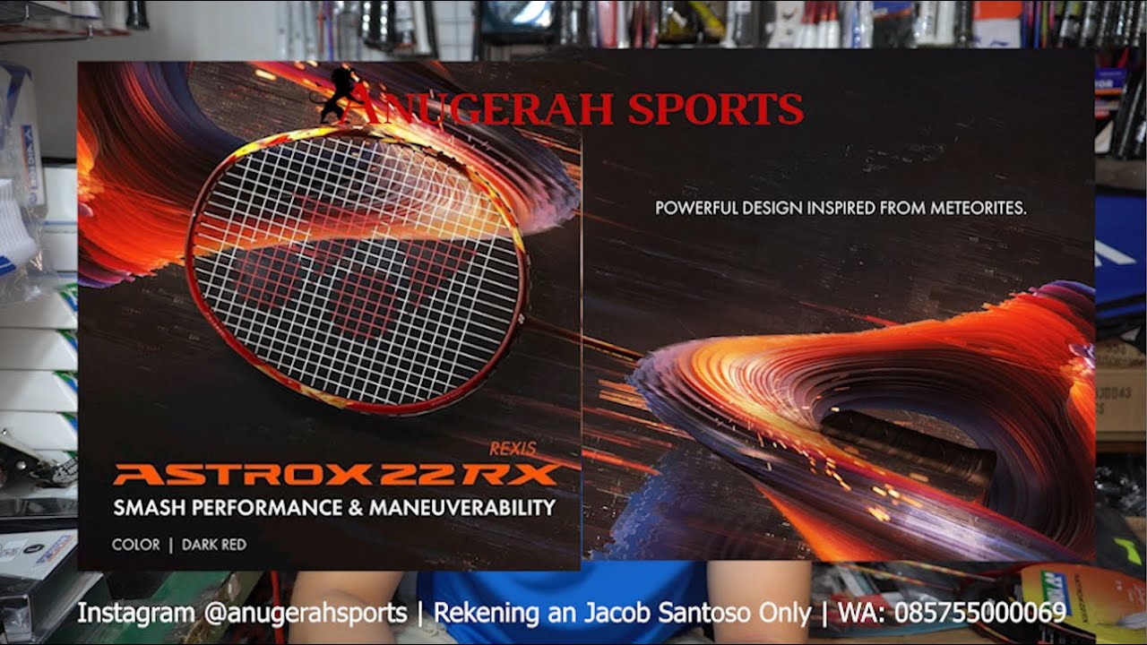 THE NEW Raket Ringan YONEX, ASTROX 22 RX (2F = 68 Grams) POWERFUL ...
