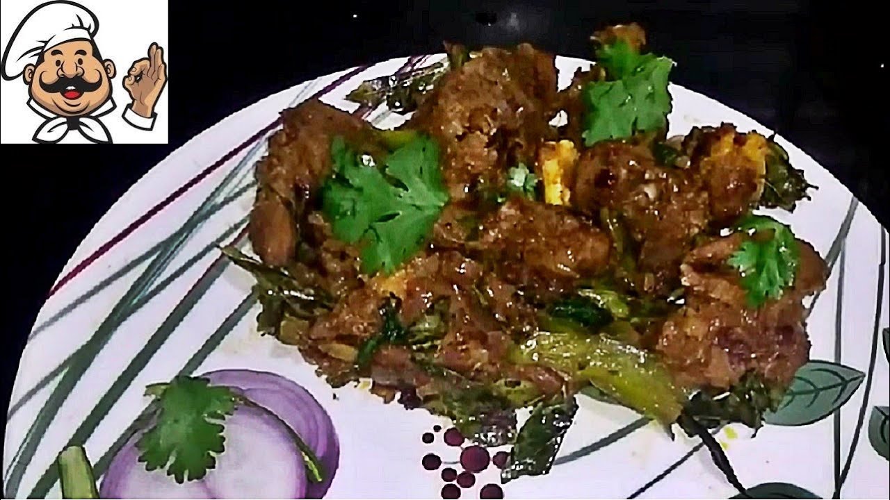 Sukha Mutton fry recipe Andhra style | quick and easy spicy starter ...