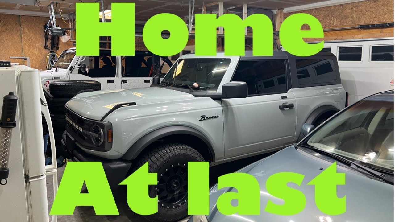 The broken Bronco is finally home. - YouTube