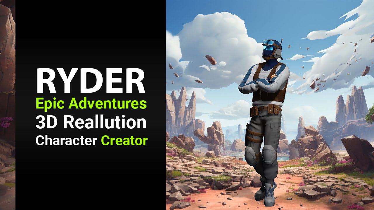 A Ryder 3D Character – The Ultimate 3D Character Pack for Character ...