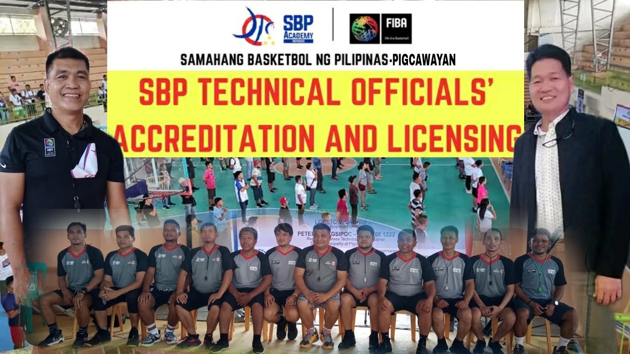 SBP TECHNICAL OFFICIALS ACCREDITATION AND LICENSING - YouTube