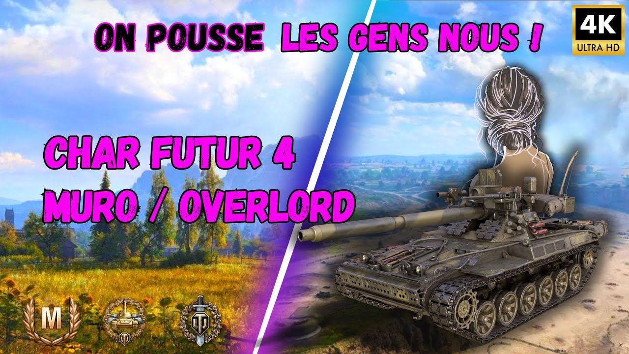 WOT REPLAY - JujuGZN - Char Futur 4 - Murovanka - Overlord - YouTube