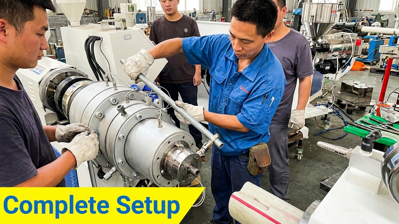The Complete Process: PVC Pipe Mold Setup, Debugging, and Production ...