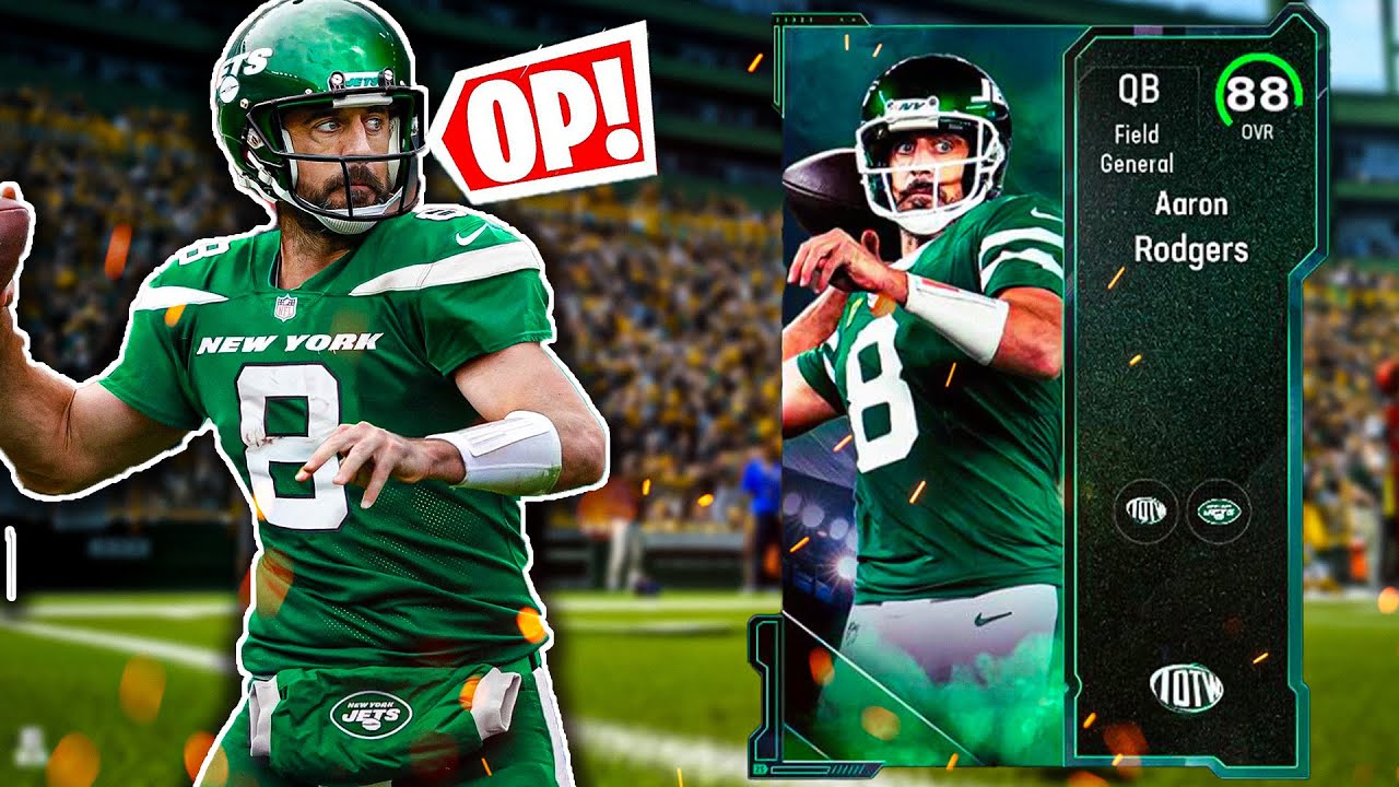CAN HE DO IT IN MADDEN? 88 OVERALL AARON RODGERS TOTW GAMEPLAY! - YouTube