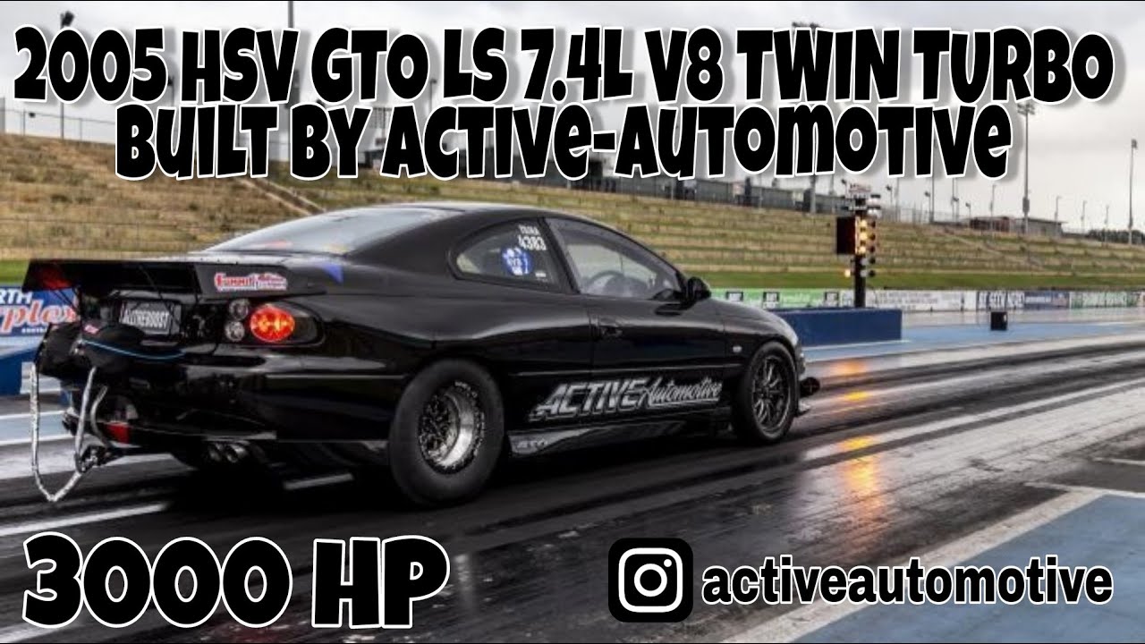 HSV GTO LS 7.4L V8 Twin Turbo built by Active-Automotive @dragy ...
