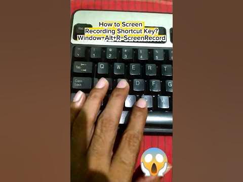 Screen Recording shortcut key in laptop/Pc #shorts #Screen Record # ...