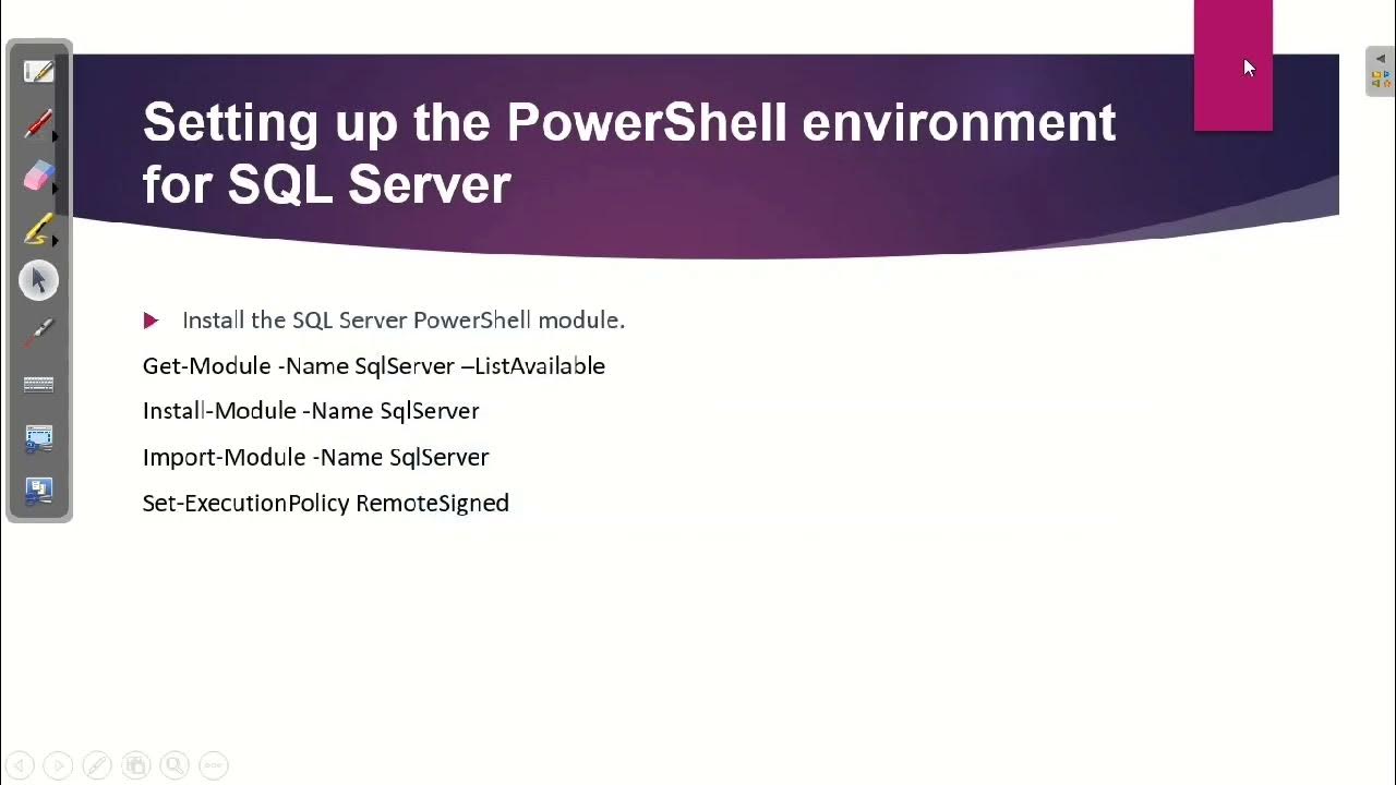 1.1 Powershell With SQL Server Intro - Practical Demo - YouTube