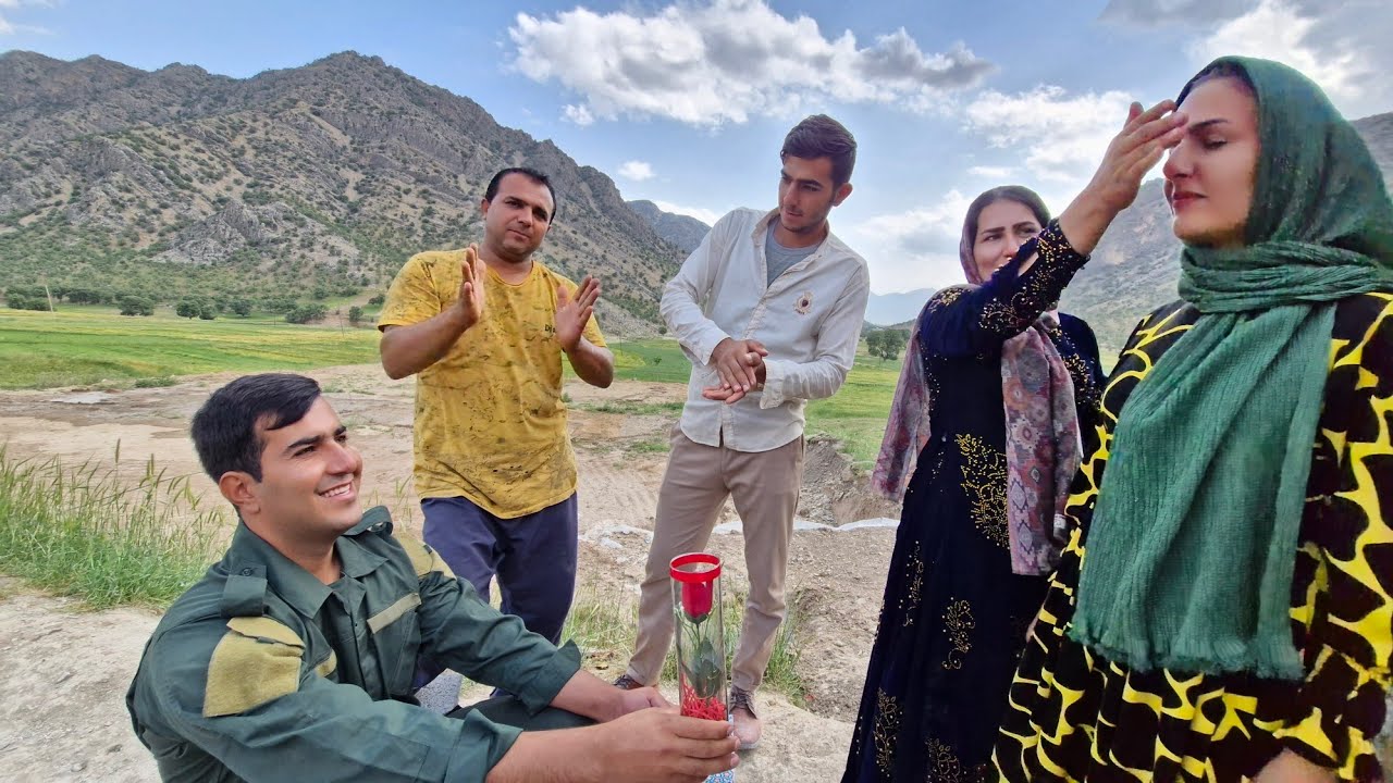 Magnificent return: Mojtaba surprised his wife in the best possible way ...