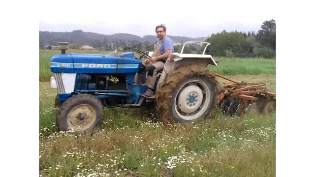 Ford 2910 + Grade Herculano HR 16/20 Dia1 - YouTube