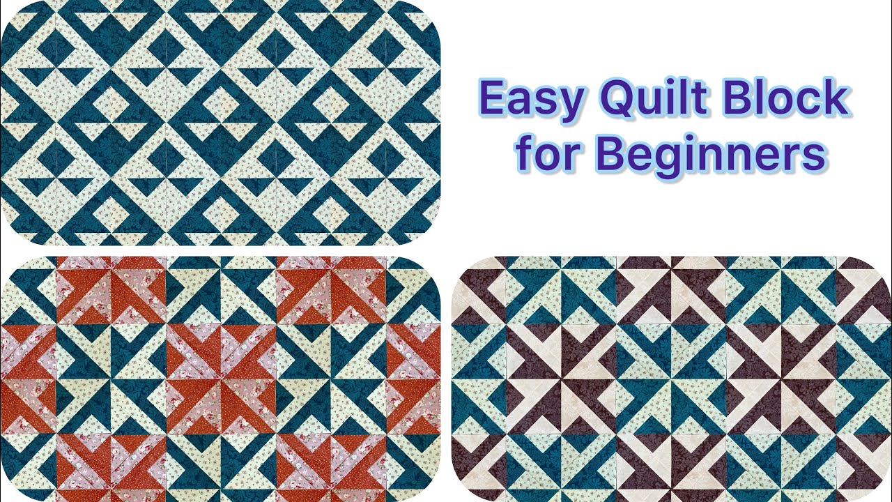 SEWING Success with Simple Patchwork Blocks - YouTube
