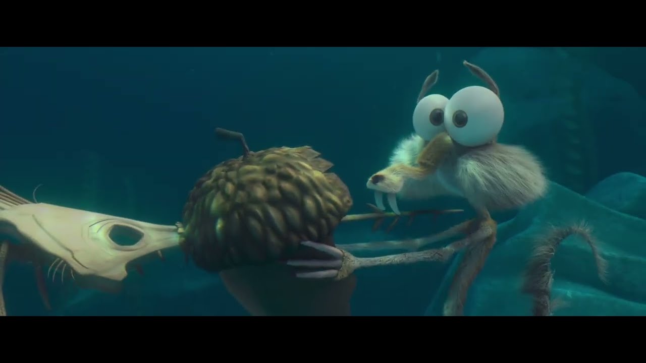 Scrat’s Underwater Acorn Hunt | Ice Age 4 Lost Island Full Scene! - YouTube