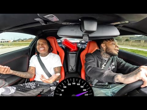 Driving Jazz C8 Corvette 100MPH‼️🚀 *payback time* - YouTube
