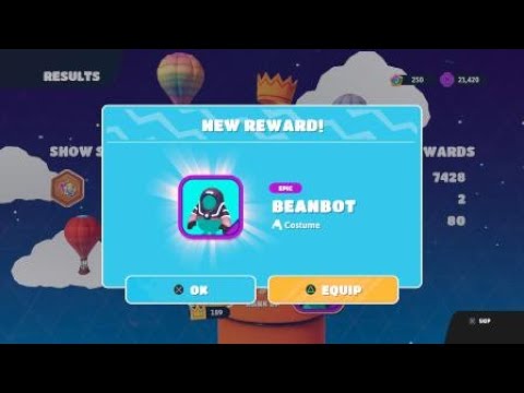 I UNLOCKED the BEANBOT SKIN in FALL GUYS - YouTube