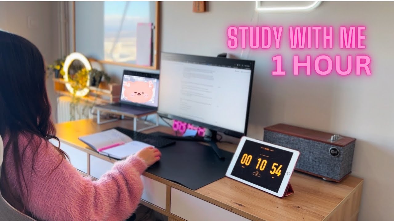 Study with me with music | Lo-Fi | 1 hour | 25/5 Pomodoro | work from ...