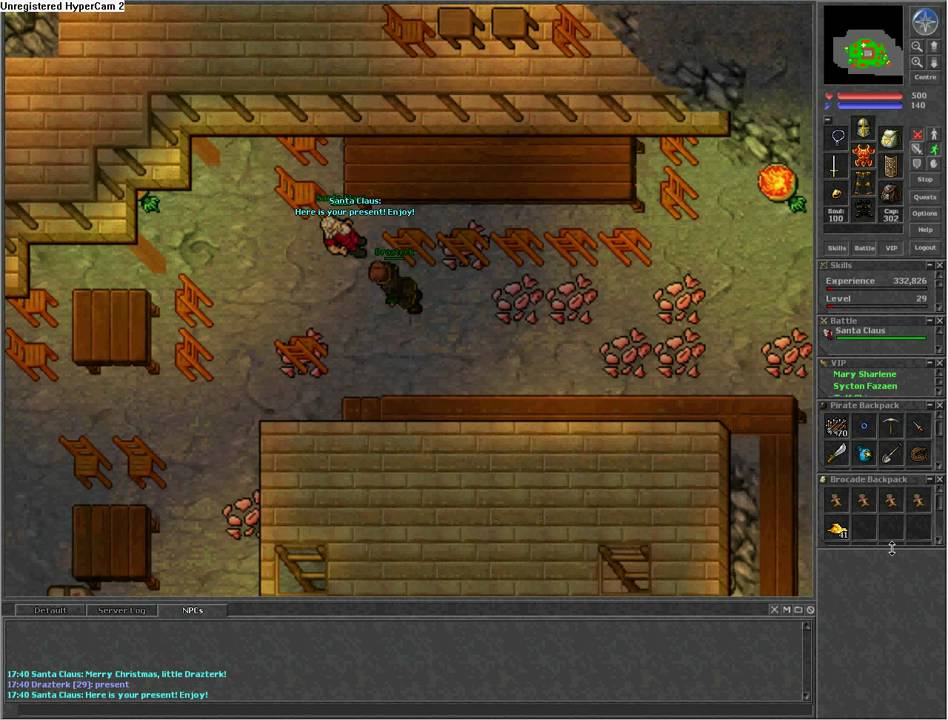 Tibia Santa Claus - YouTube