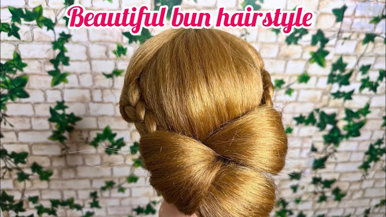 Beautiful bun hairstyle || women bun hairstyle @GlamourLifeStylevlogs # ...