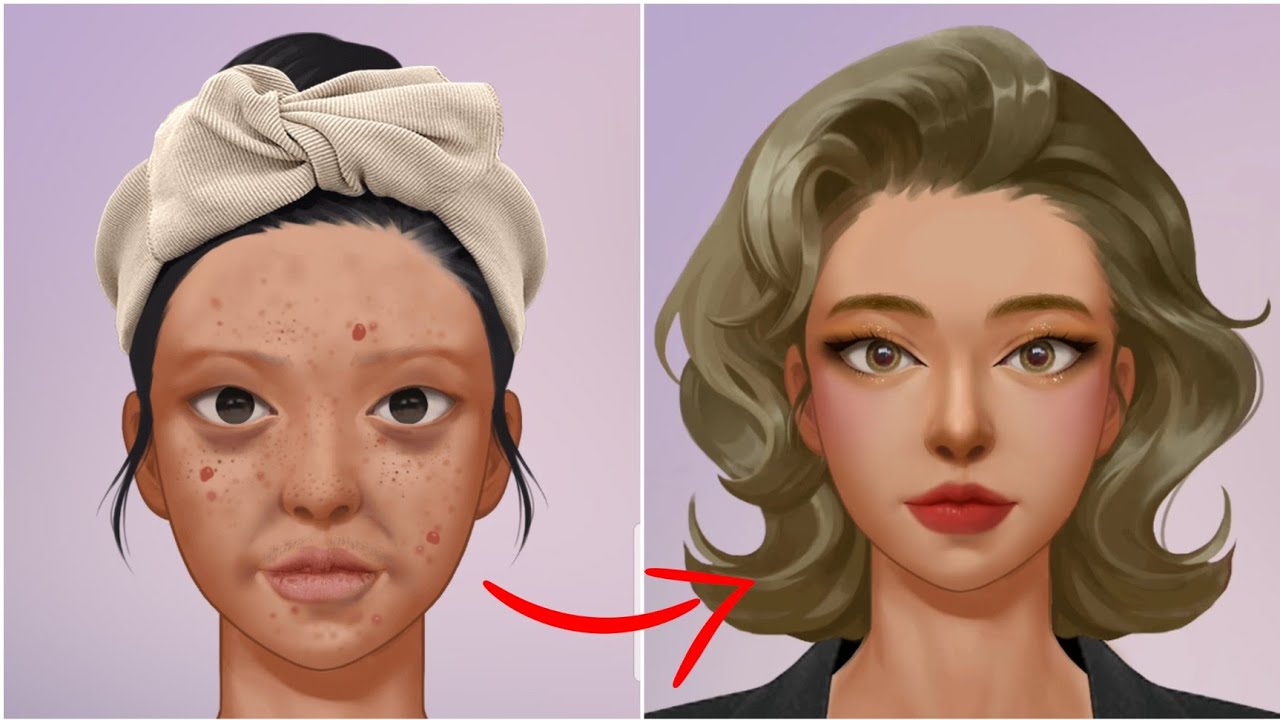 Beauty Makeup Transformation || Stop Motion Makeup Animation || ASMR ...