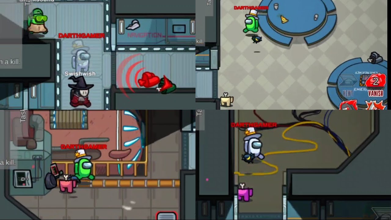 AMONG US PHANTOM ROLE GAMEPLAY - YouTube