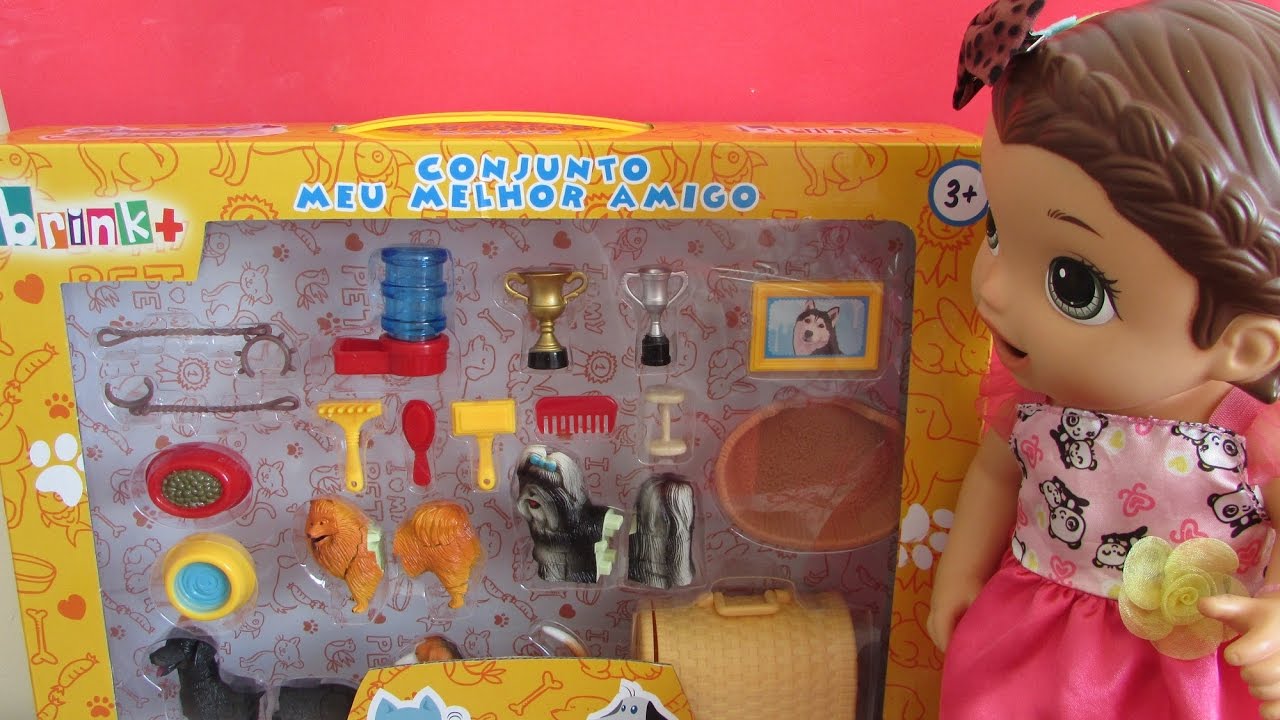 COLEÇÃO MEU MELHOR AMIGO - CACHORRINHOS FOFOS. Baby Alive Amandinha ...