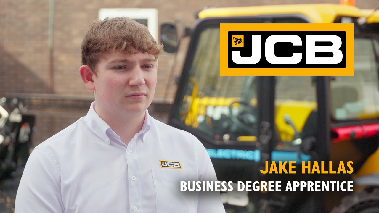 Early Careers at JCB: Business Degree Apprentice Jake Hallas - YouTube