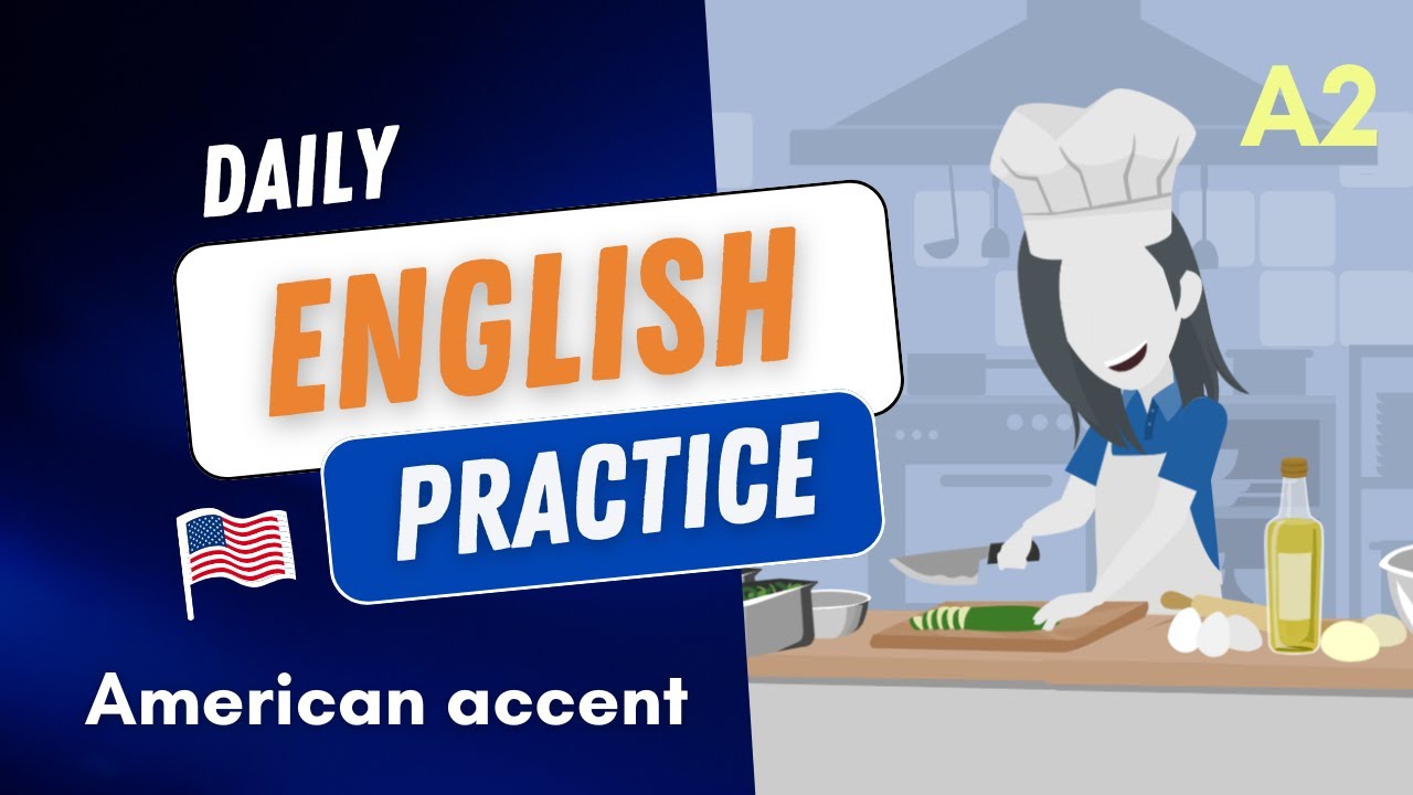 English Speaking Practice 🍳 | Cooking & Food Words | A2 Listening ...