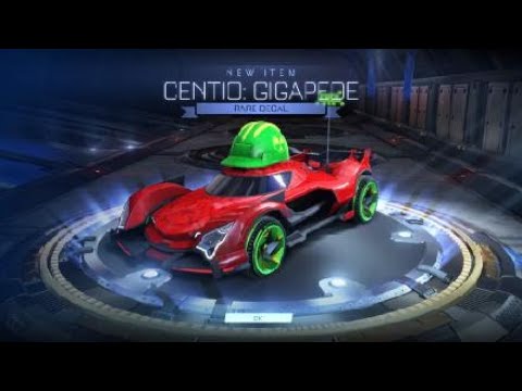 CENTIO: GIGAPEDE (Rocket League® Decal) - YouTube