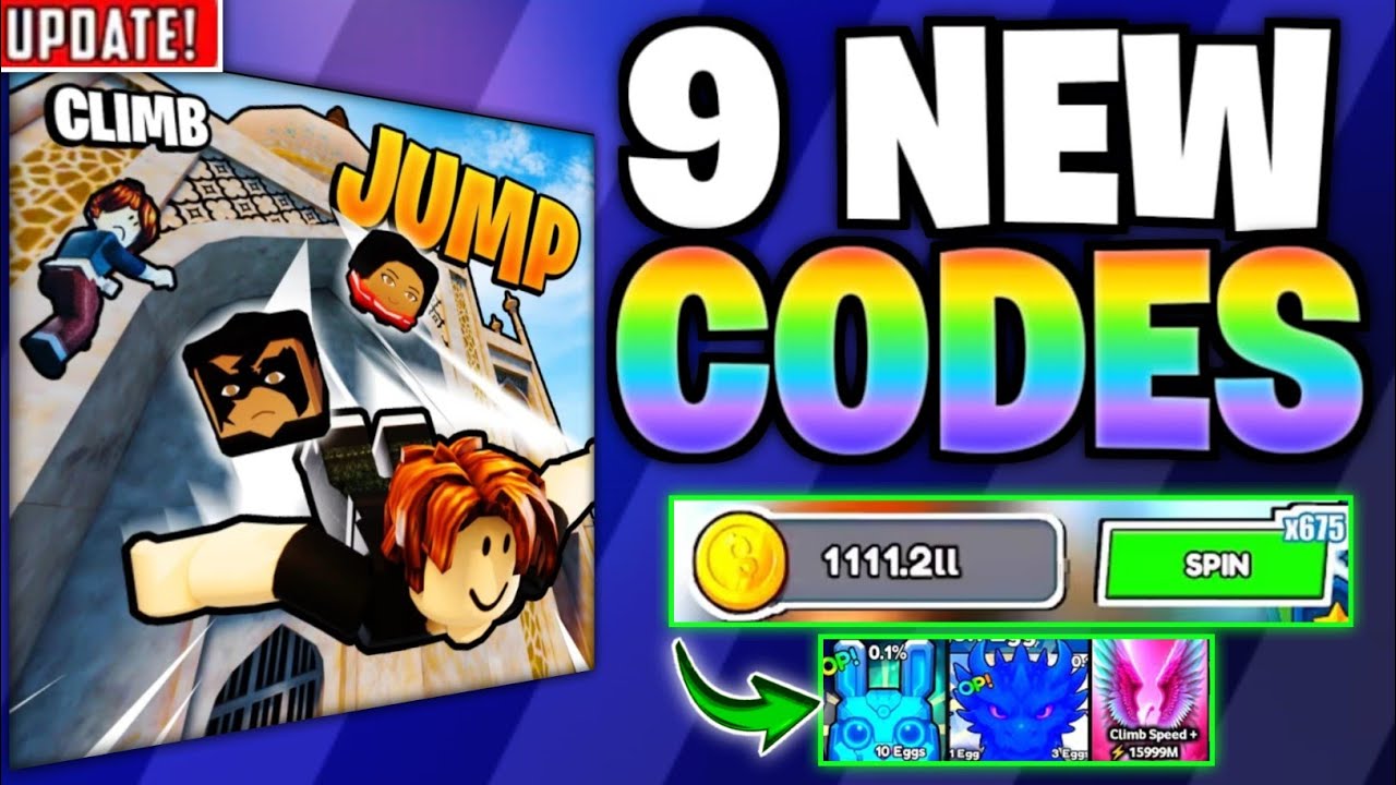 ⚠️SEASON - 3!💥CODE!⚠️ CLIMB AND JUMP TOWER ROBLOX CODES 2025 - CLIMB ...