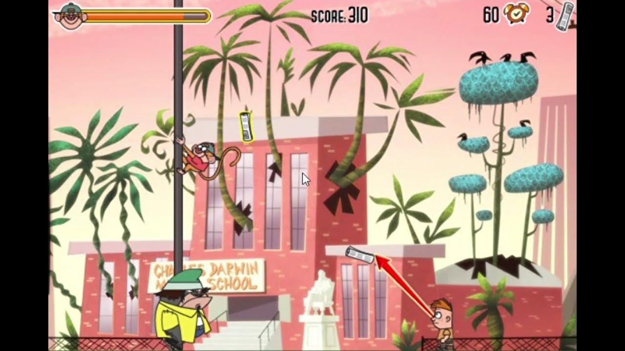 Ye Olde CN Games - My Gym Partner's a Monkey: Front Page Nuisance - YouTube