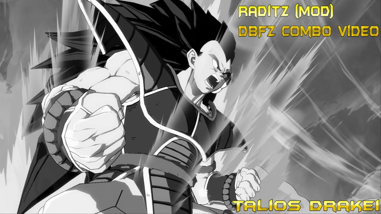 Raditz MOD DBFZ combo video by Talios Drakei | Dragon Ball FighterZ ...