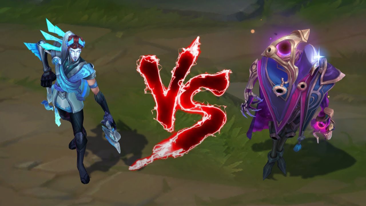 담원 게이밍 진 VS 암흑 우주 진 롤 스킨 비교 [DWG Jhin VS Dark Cosmic Jhin Skin ...