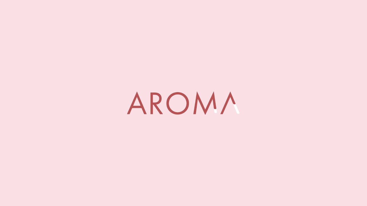Aroma typography animation - YouTube