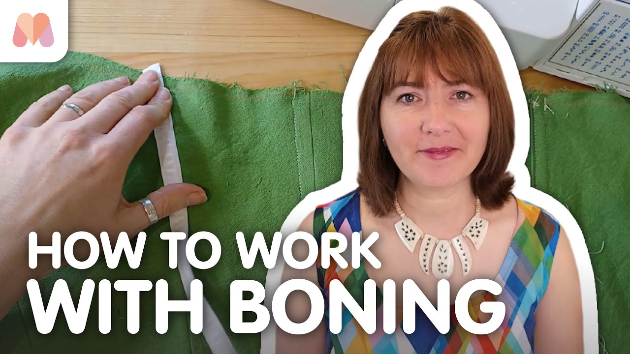 How to Work with Boning | Sewing Tutorial - YouTube