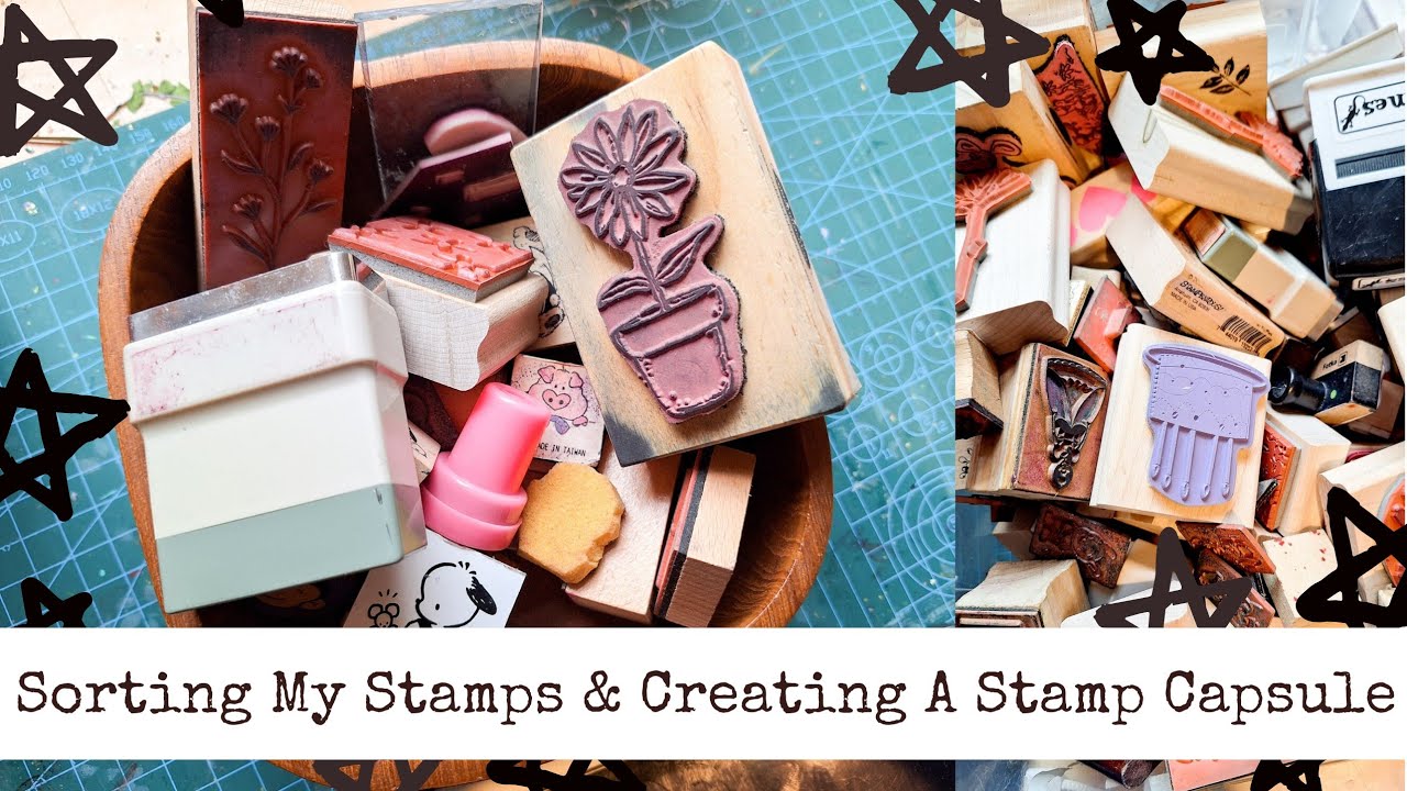 Stamp Sorting and Creating a New Stamp Capsule - YouTube