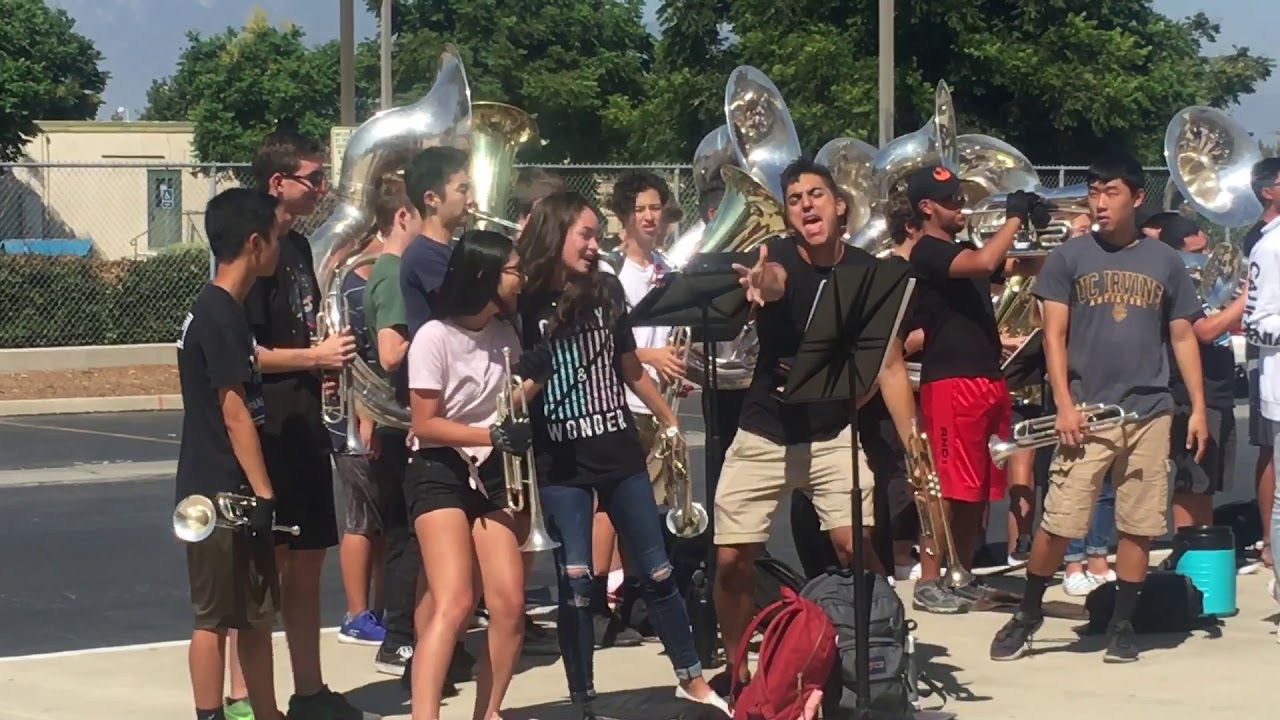 Ayala Band and Colorguard Brass and Battery play “Can’t Take My Eyes ...