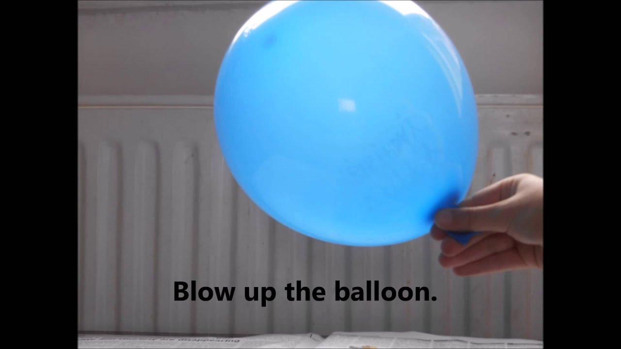 Balloon Hover Craft Experiment [SCIENCE HOMEWORK] - YouTube