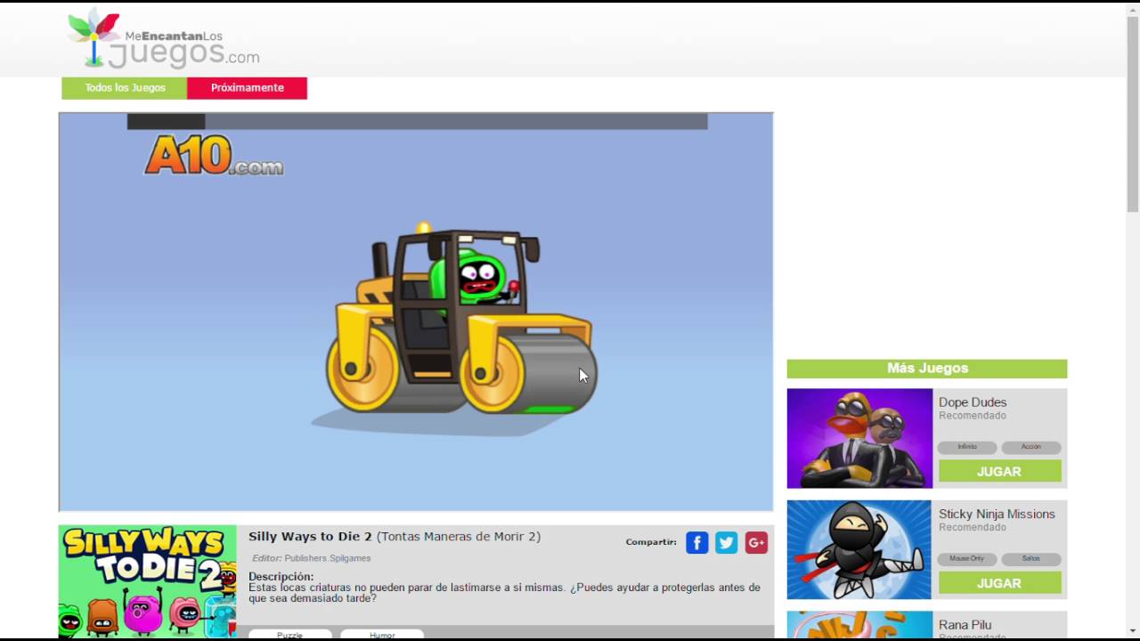 Silly Ways to Die 2 el comienxo de todo 2 - YouTube