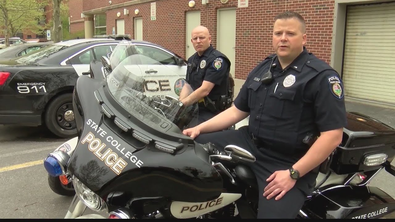 State College police get trained to ride motorcycles - YouTube