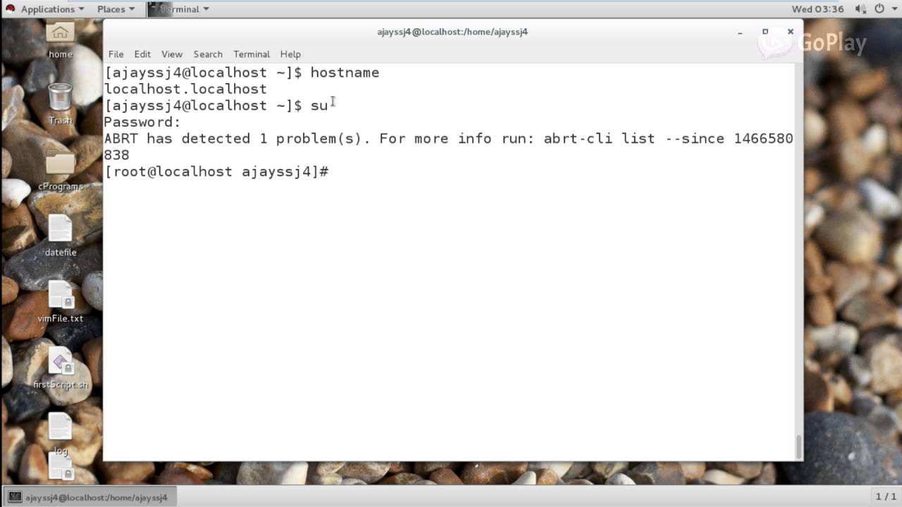 How to know & change your system's hostname in Red Hat Linux - YouTube